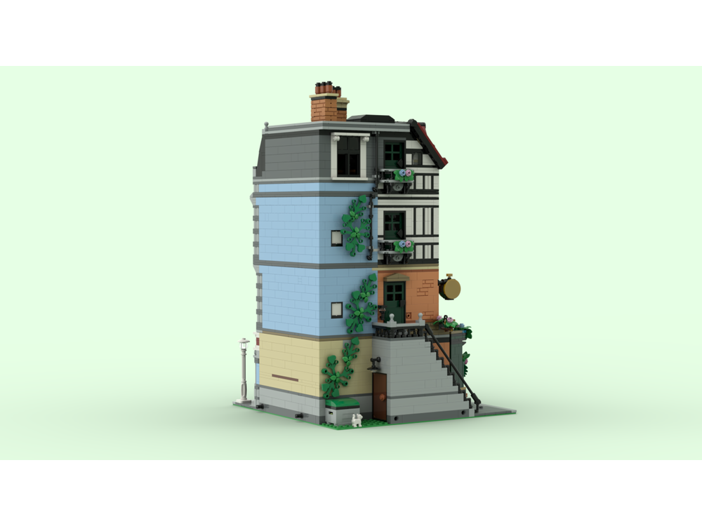 LEGO MOC-207091 Tudor Corner Timber Floor Facade by Kuragari1 ...