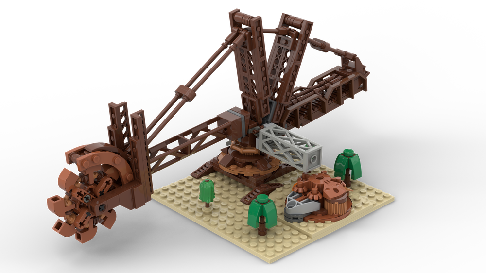 LEGO MOC Rust micro giant excavator by ABRISSBIRNE27 | Rebrickable ...