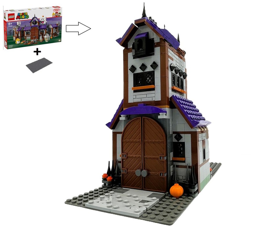 LEGO MOC Spooky House Modular Alternate build of 71436 King Boo's ...