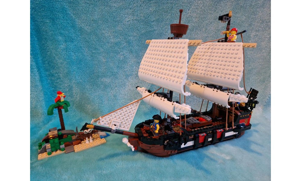 LEGO MOC Barely-Cuda Brig by Jappelsap98 | Rebrickable - Build with LEGO