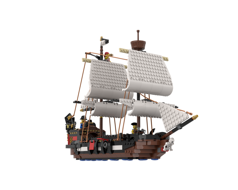 LEGO MOC Barely-Cuda Brig by Jappelsap98 | Rebrickable - Build with LEGO