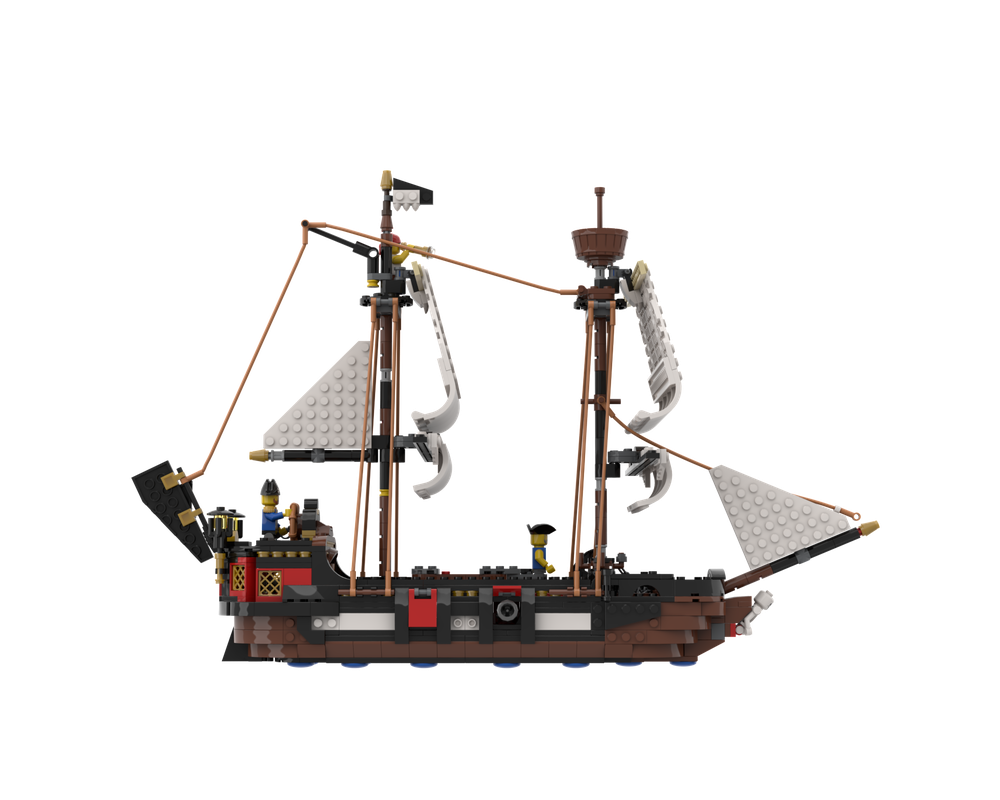 LEGO MOC Barely-Cuda Brig by Jappelsap98 | Rebrickable - Build with LEGO