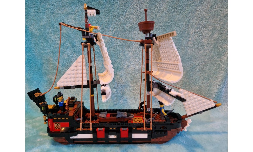 LEGO MOC Barely-Cuda Brig by Jappelsap98 | Rebrickable - Build with LEGO