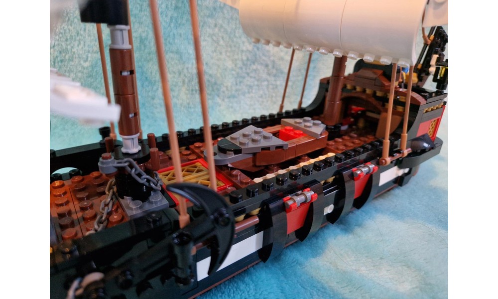 LEGO MOC Barely-Cuda Brig by Jappelsap98 | Rebrickable - Build with LEGO
