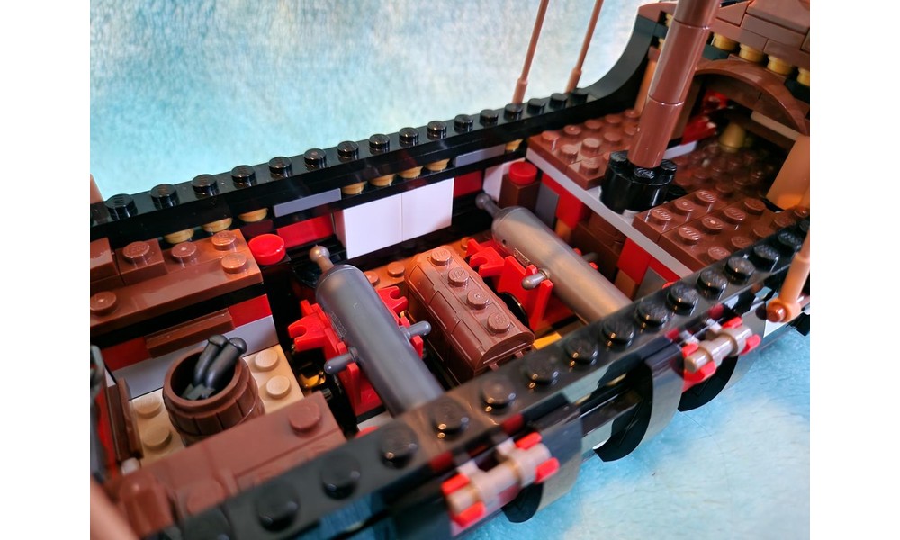 LEGO MOC Barely-Cuda Brig by Jappelsap98 | Rebrickable - Build with LEGO
