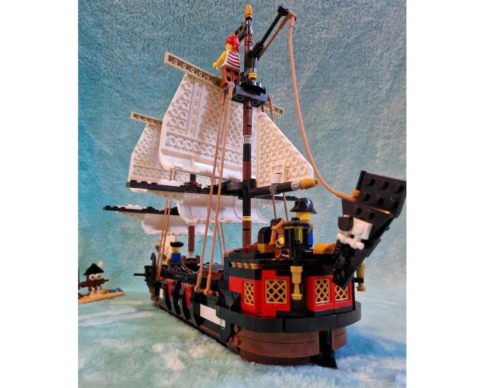 LEGO MOC Barely-Cuda Brig by Jappelsap98 | Rebrickable - Build with LEGO