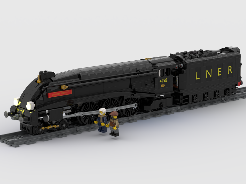 LEGO MOC LNER A4 Wartime Black Livery by JPCreations | Rebrickable ...