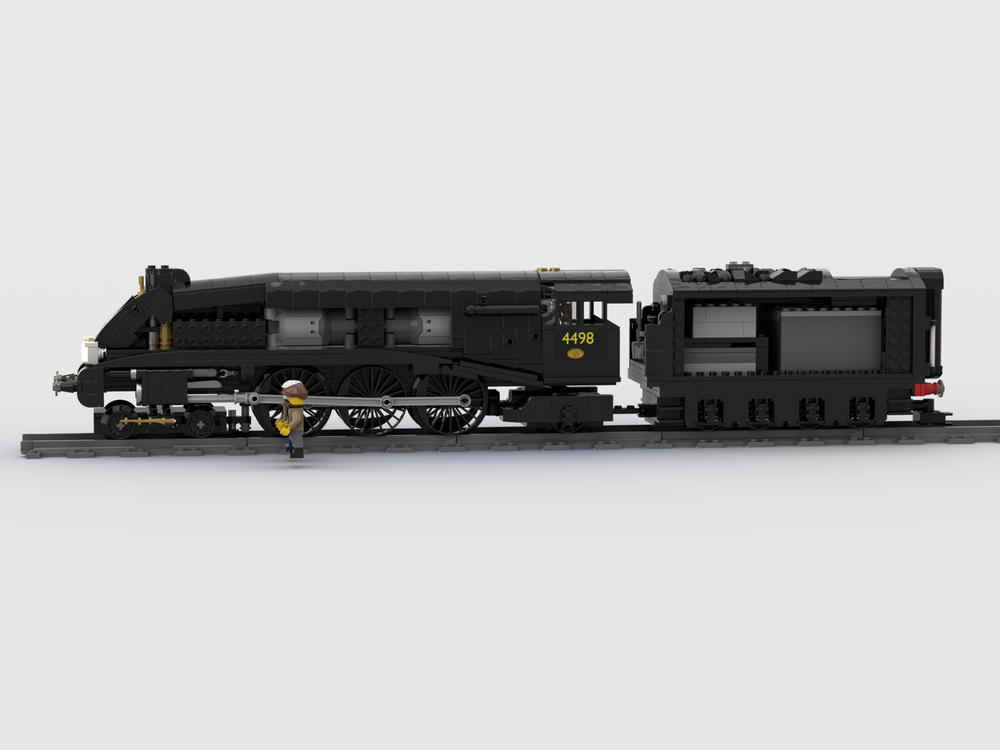 LEGO MOC LNER A4 Wartime Black Livery by JPCreations | Rebrickable ...