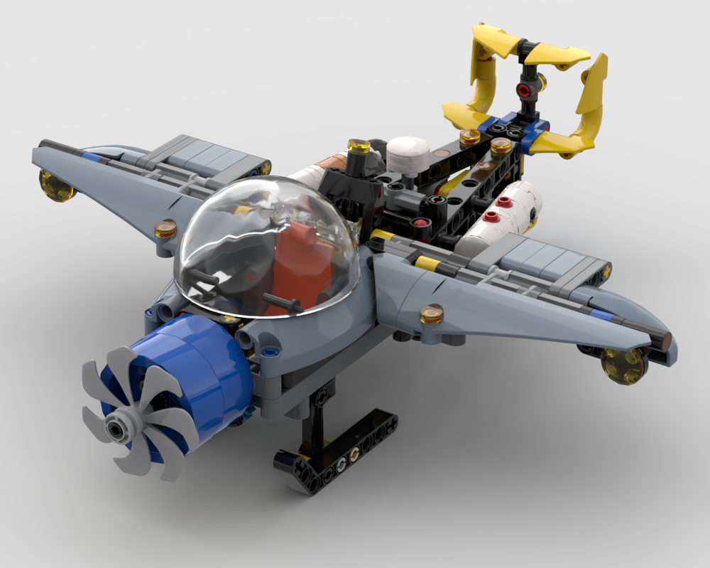 LEGO MOC 42201 Lightweight Ice Plane by Larsagri | Rebrickable - Build ...