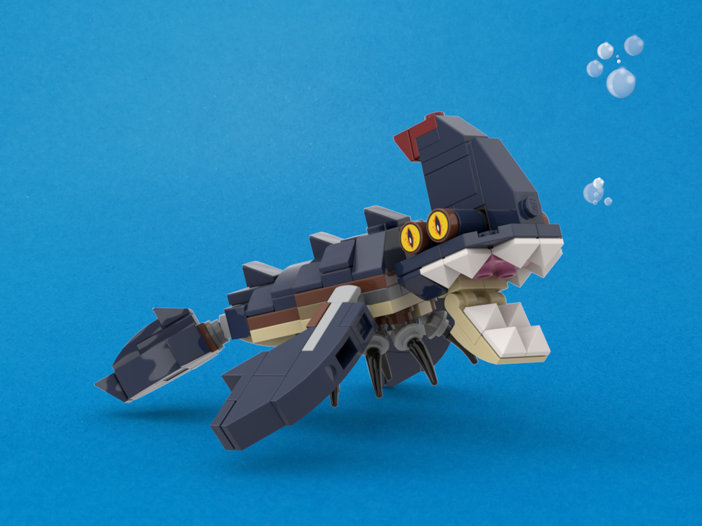 LEGO MOC Sand Shark (Subnautica) by studder_builds | Rebrickable ...