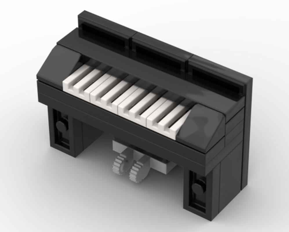 Lego Moc Piano By Wonderbrickz Rebrickable Build With Lego