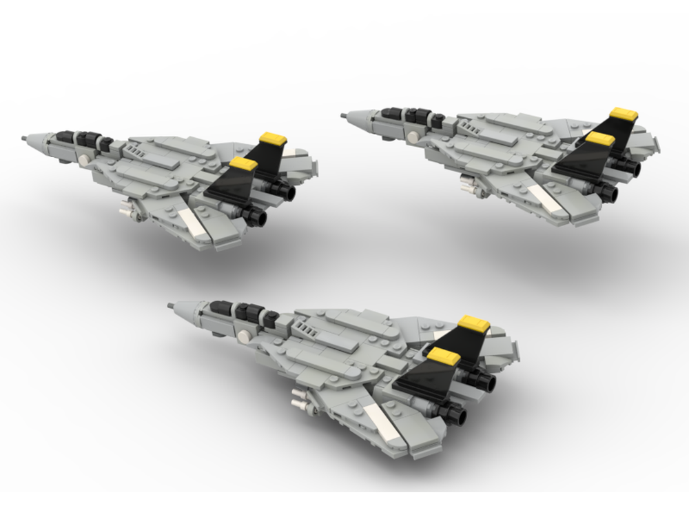 Lego Moc Grumman F 14 Tomcat By Basicbuilder23 Rebrickable Build