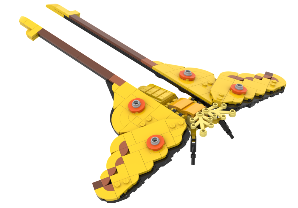 LEGO MOC Comet Moth (Argema mittrei) by OrchardBuilds | Rebrickable ...