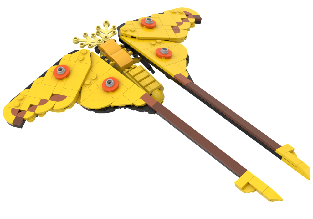 LEGO MOC Comet Moth (Argema mittrei) by OrchardBuilds | Rebrickable ...