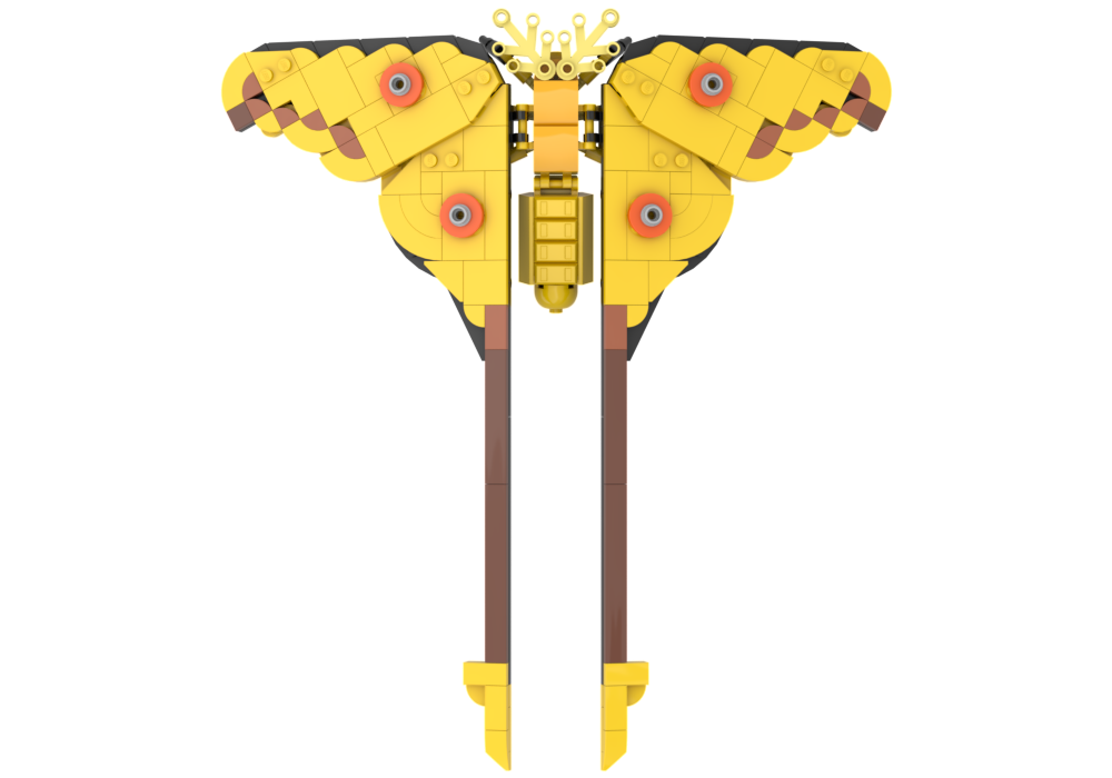 LEGO MOC Comet Moth (Argema mittrei) by OrchardBuilds | Rebrickable ...