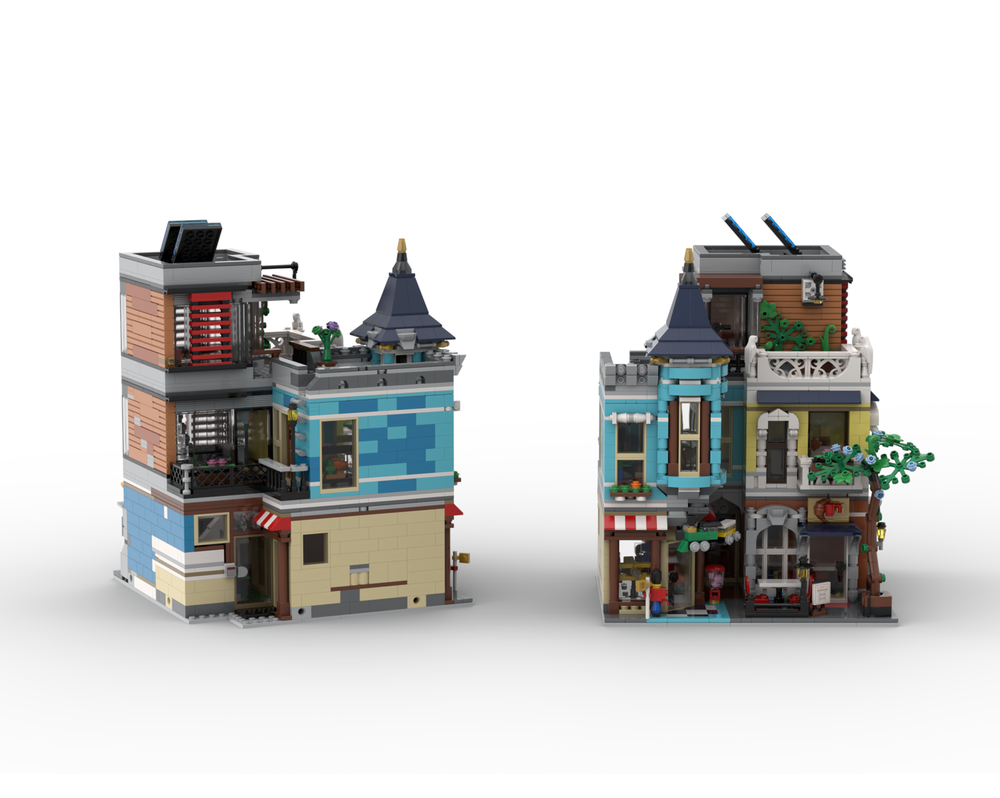 LEGO MOC Creator's Corner modular - 2x2 alternate build for 31097 and ...