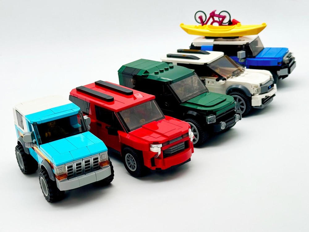 LEGO MOC SUV Vehicle Pack #2 by IBrickedItUp | Rebrickable - Build with ...