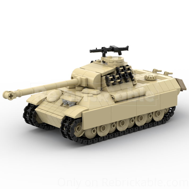LEGO MOC Panther Tank by bricktingsmon | Rebrickable - Build with LEGO