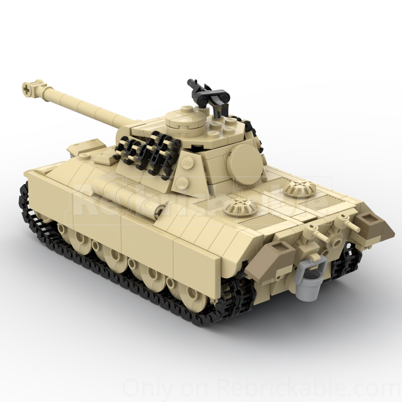 LEGO MOC-207180 Panther Tank by bricktingsmon | Rebrickable - Build ...