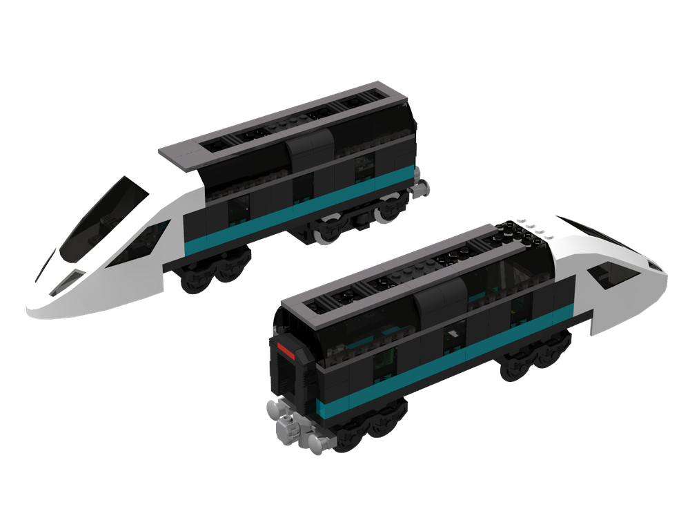 LEGO MOC Metro Express by stringcat | Rebrickable - Build with LEGO
