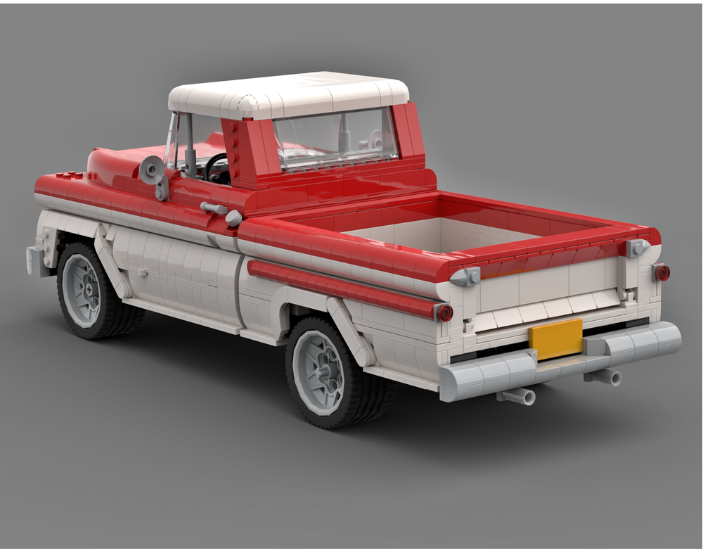 LEGO MOC Chevrolet Apache 1958 (Red version) by syzygy87 | Rebrickable ...
