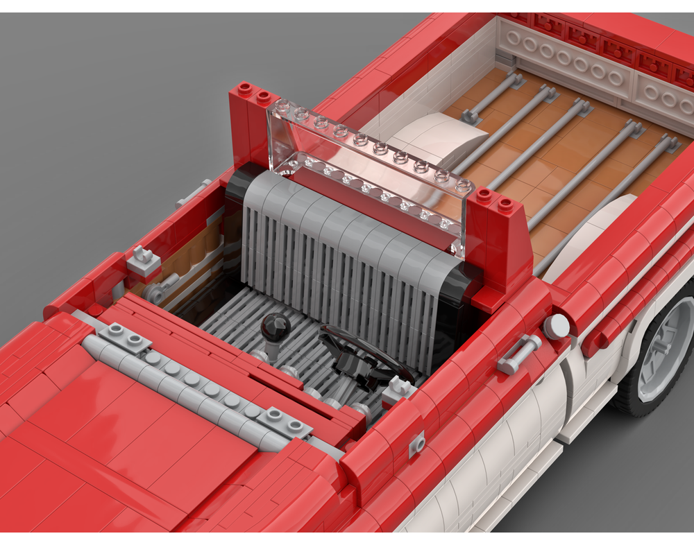 LEGO MOC Chevrolet Apache 1958 (Red version) by syzygy87 | Rebrickable ...