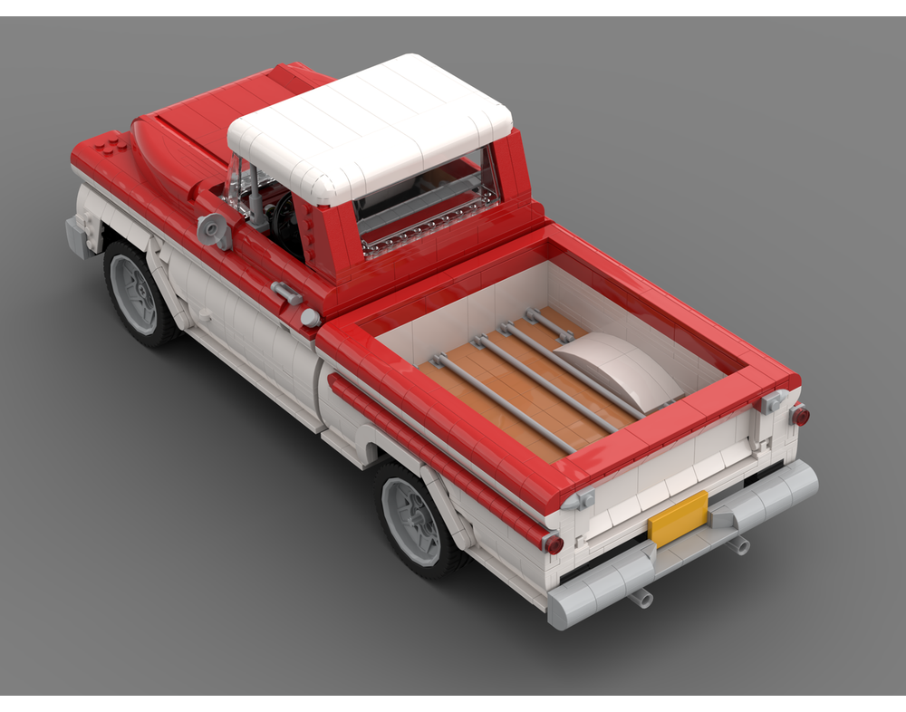 LEGO MOC Chevrolet Apache 1958 (Red version) by syzygy87 | Rebrickable ...