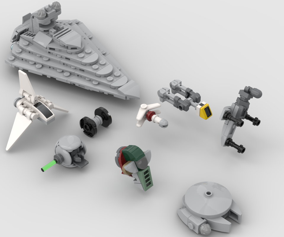 LEGO MOC Star Wars nanoship collection by Gugira | Rebrickable - Build ...