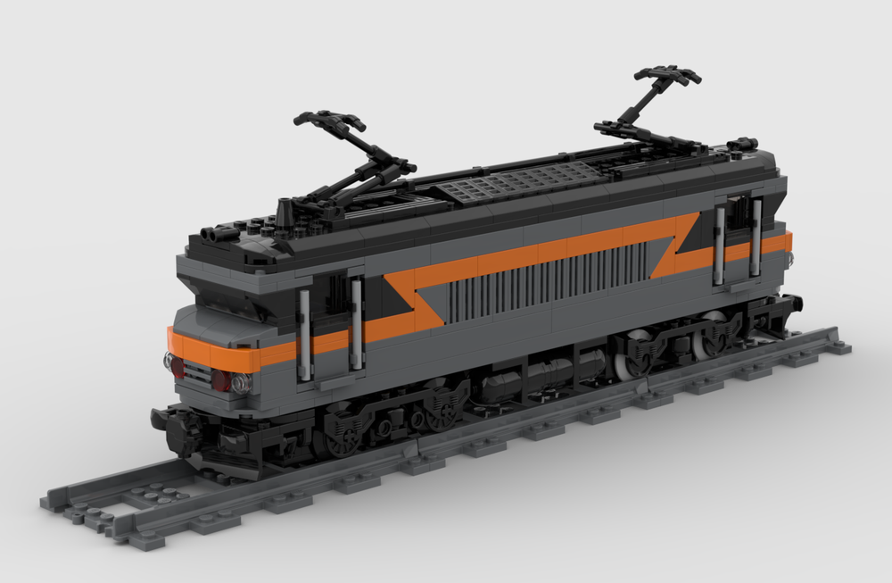LEGO MOC BB7200 SNCF Locomotive by Ganymède | Rebrickable - Build with LEGO