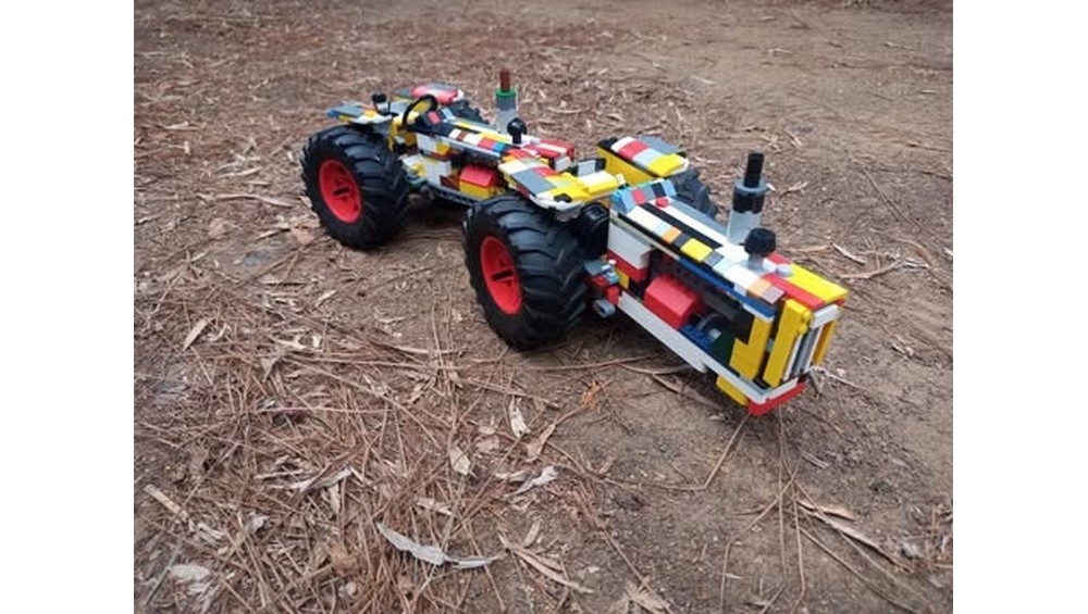 Lego Moc Minneapolis Moline Tandem Tractor Ls By Technicmodlr