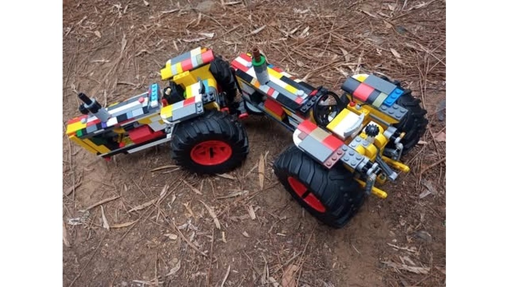 Lego Moc Minneapolis Moline Tandem Tractor Ls By Technicmodlr