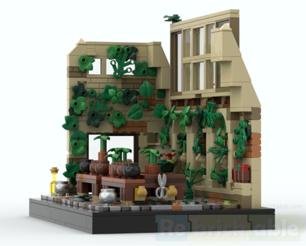 LEGO MOC Professor Sprout's Greenhouse by LeonardWKenyon | Rebrickable ...
