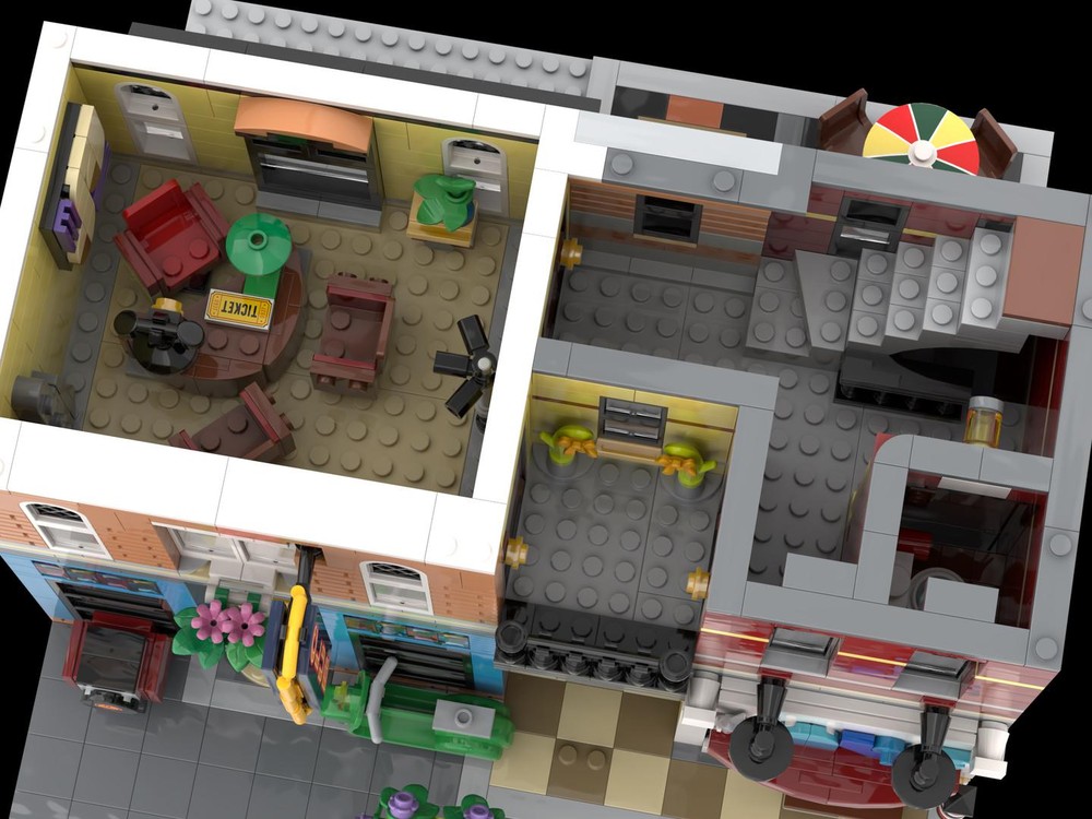 LEGO MOC-207236 Manager's Office - 10312 Jazz Club Alternative Build by ...