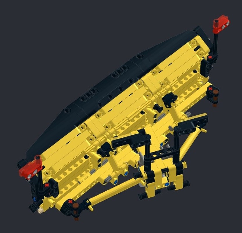 LEGO MOC Frontal snow plow for tractor by MarcoB82 | Rebrickable ...