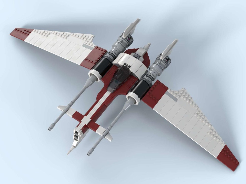 LEGO MOC Vector Starfighter by VictorBuilds | Rebrickable - Build with LEGO