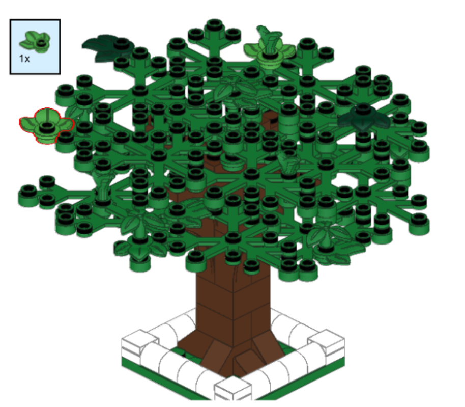 LEGO MOC Simple Tree by Maxx13 | Rebrickable - Build with LEGO