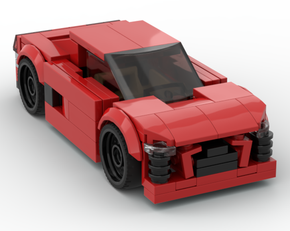 LEGO MOC Audi R8 E-Tron by wonderbrickz | Rebrickable - Build with LEGO