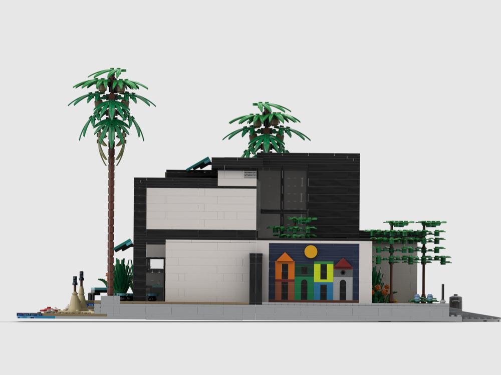 Lego Moc Caribbean Beach Villa By Cvanhulle Rebrickable Build With Lego