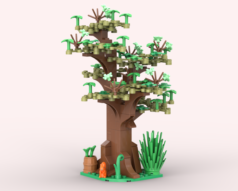 LEGO MOC squirrel tree by fred_mlr bricks | Rebrickable - Build with LEGO