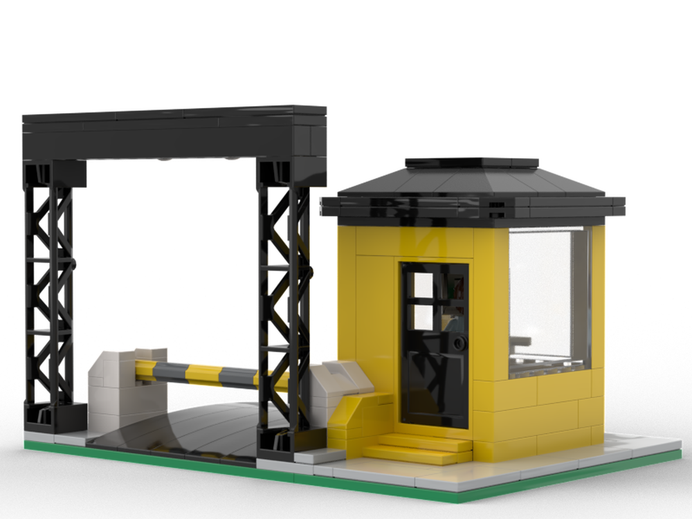 LEGO MOC Modular toll booth by Viernes | Rebrickable - Build with LEGO