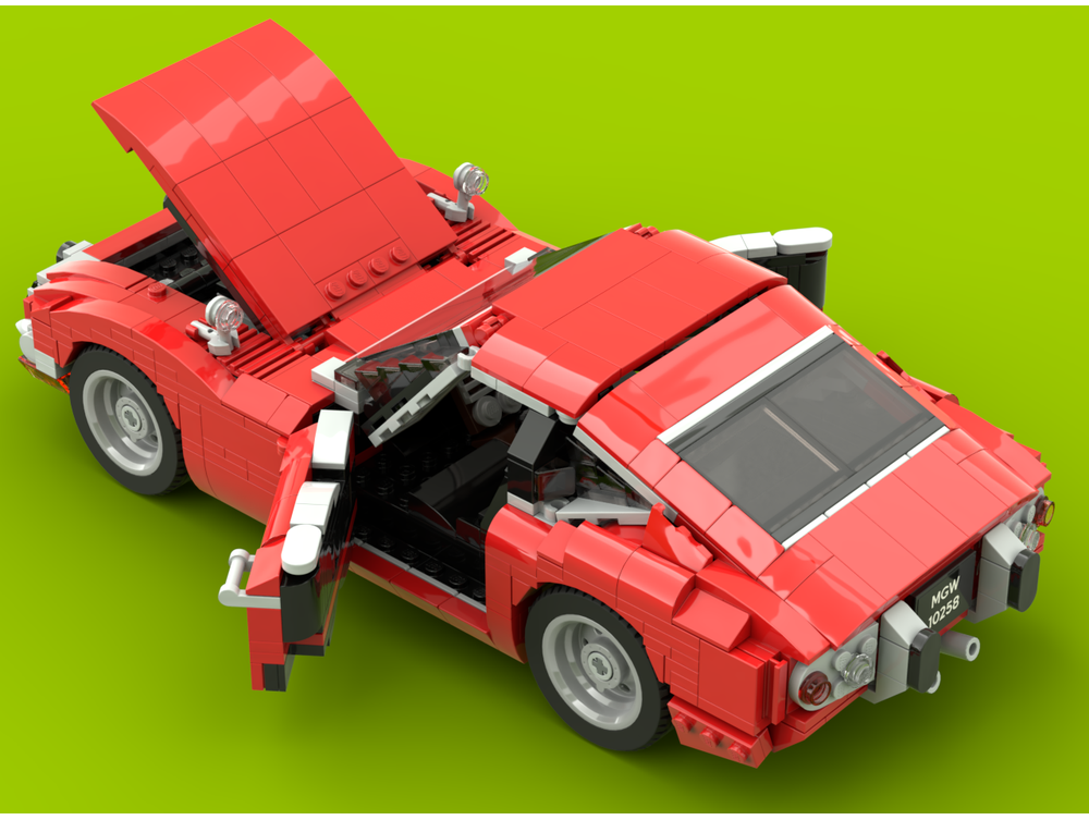 LEGO MOC Toyota 2000GT by JackyBoy5 | Rebrickable - Build with LEGO