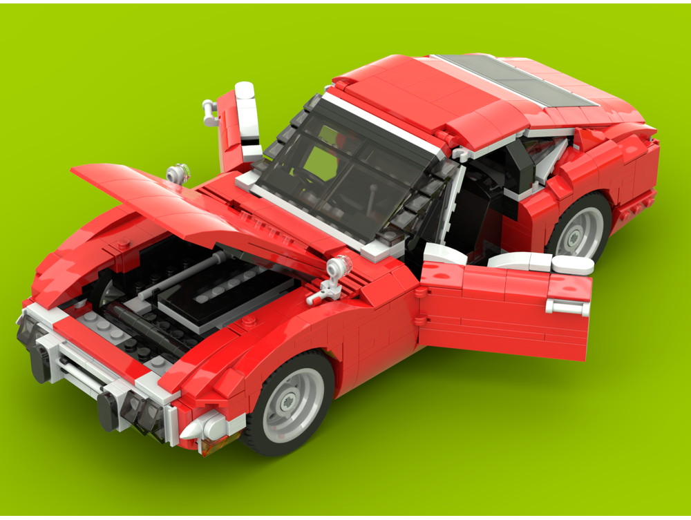 LEGO MOC Toyota 2000GT by JackyBoy5 | Rebrickable - Build with LEGO