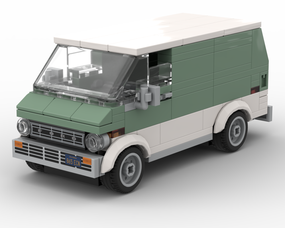 LEGO MOC 1972 Ford Econoline by BRSBricks | Rebrickable - Build with LEGO
