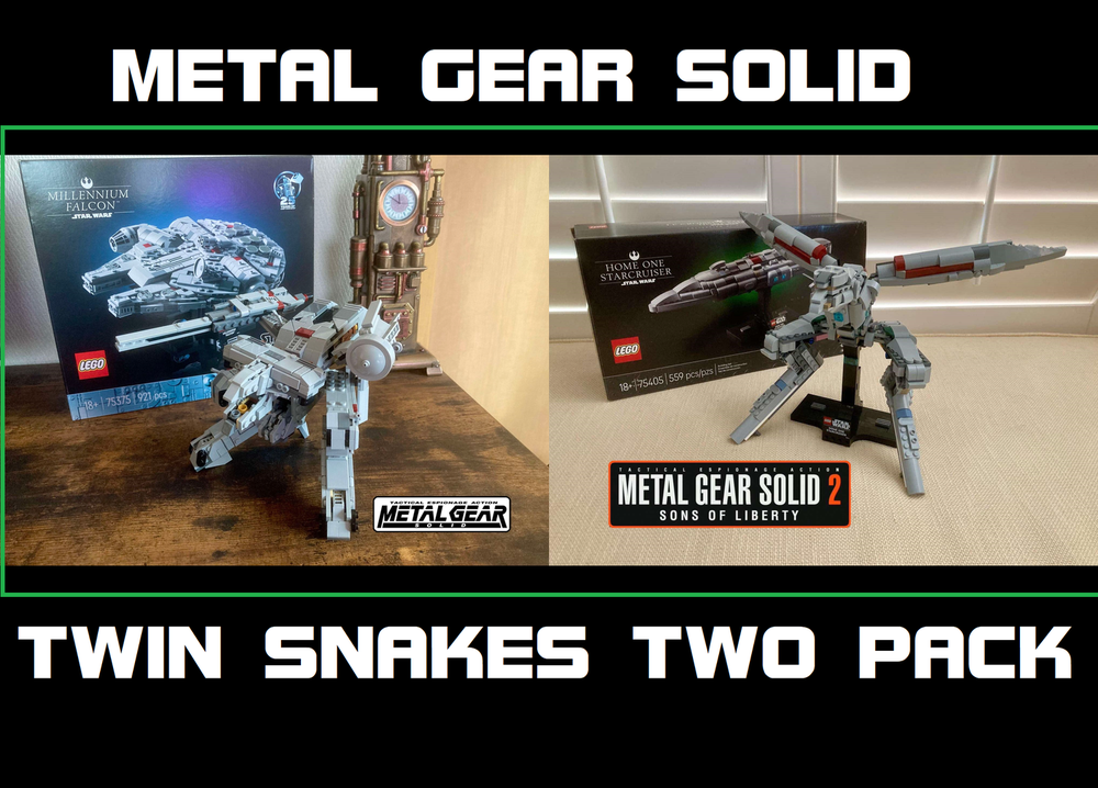 LEGO MOC Metal Gear Rex And Ray Two Pack by CreationCaravan (Brad ...