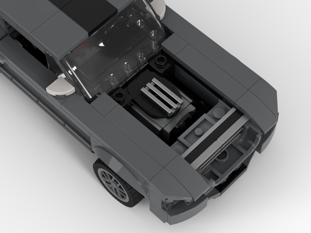 Lego Moc Shelby Mustang Gt500 8w By Linse Rebrickable Build With Lego