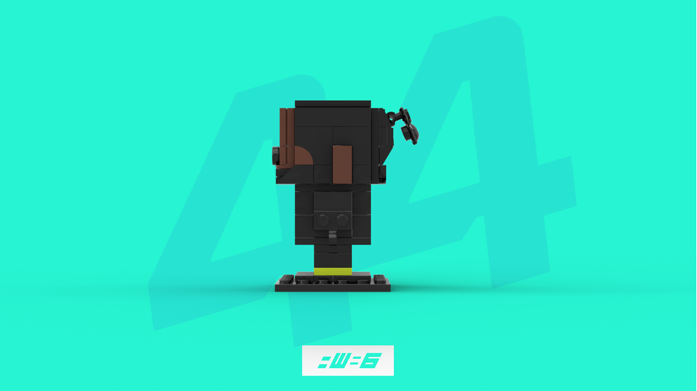 LEGO MOC Lewis Hamilton by aw86fred | Rebrickable - Build with LEGO