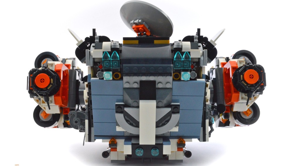 Lego Moc Space Construction Landing Ship By Dorianbricktron