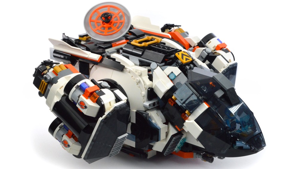 Lego Moc Space Construction Landing Ship By Dorianbricktron