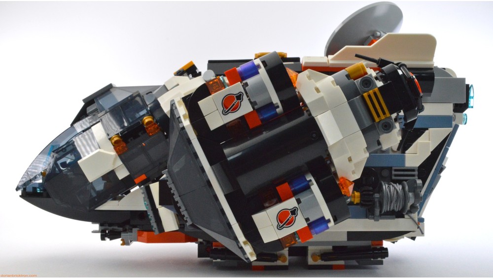 Lego Moc Space Construction Landing Ship By Dorianbricktron