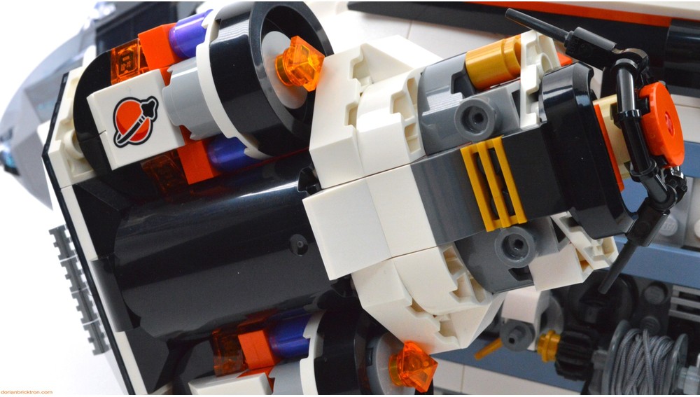 Lego Moc Space Construction Landing Ship By Dorianbricktron